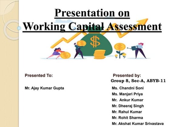 working capital financing:-Tandon committee | PPT