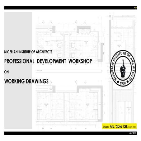 Working Drawings Checklists | PDF