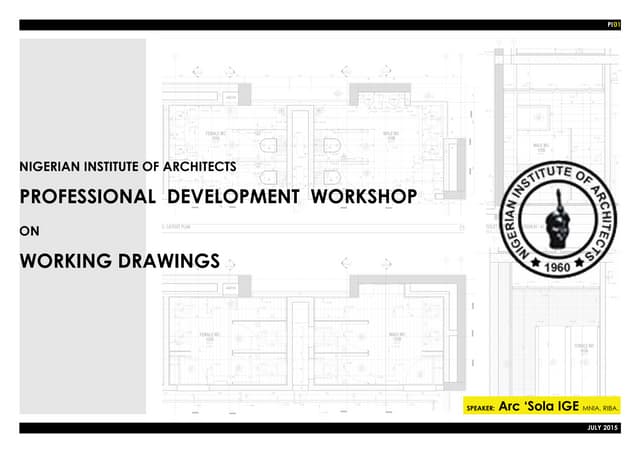 Architectural working drawing | PDF