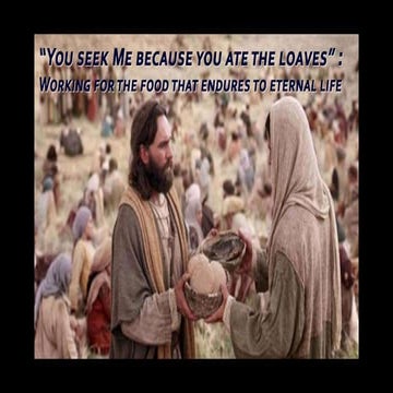 Working for the food that endures | PPT