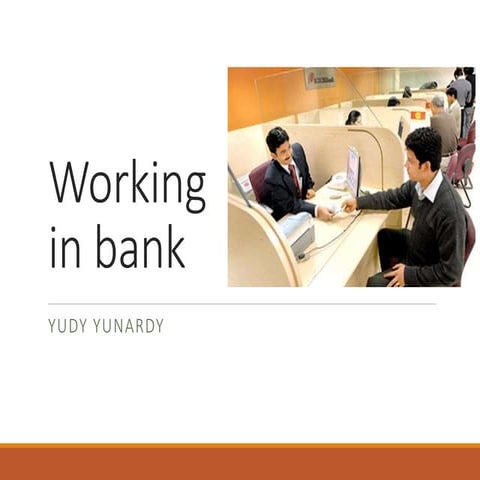 Working in bank | PDF