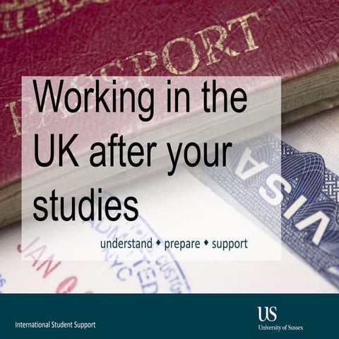 Working in the uk after graduation (april 2016) | PPTX