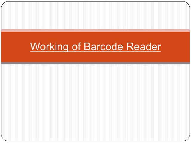OCR, OBCR, OMR, MICR | PPTX