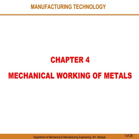 Working of Metals.pdf . | PDF
