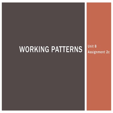 Working patterns | PPT