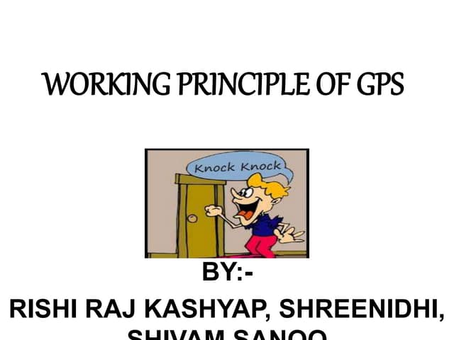 Global Positioning System | PPTX