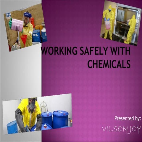 Working safely with chemicals | PPT