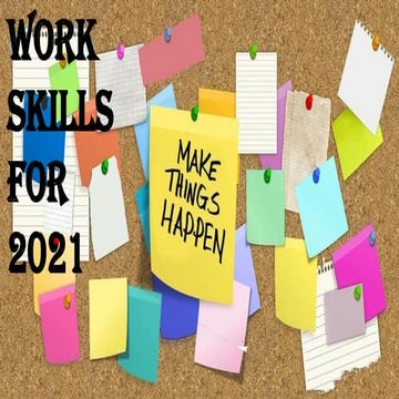Working skills for 2021 | PPT