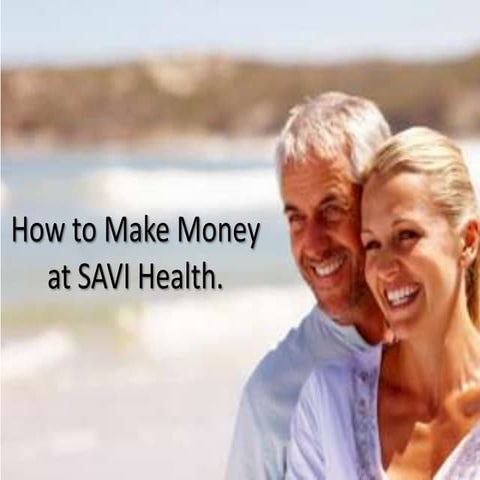 Working the savi compensation plan | PPTX