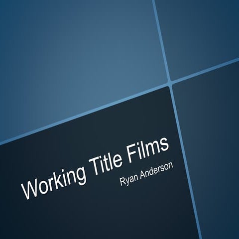 Working title films | PPT