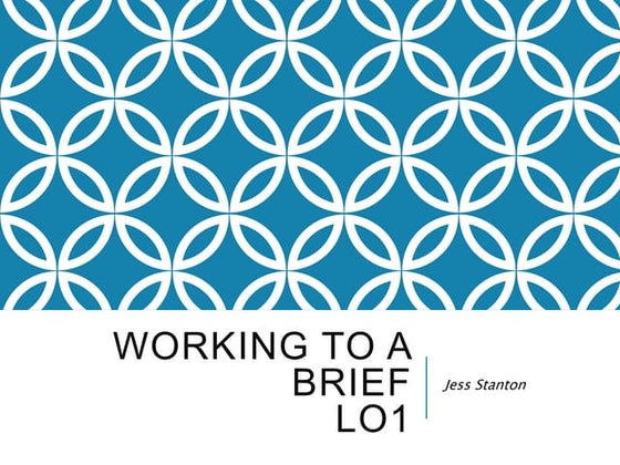 Different types of brief | PPTX