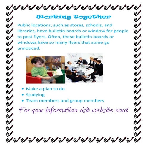 Working together | DOCX