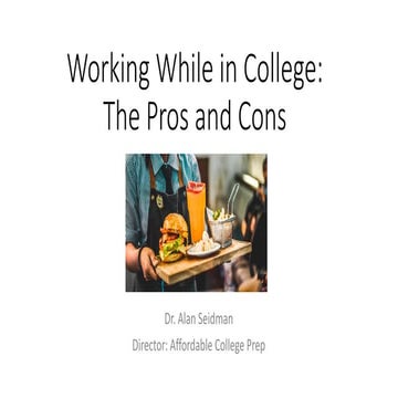 Working While in College | PDF | College Education | Education