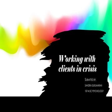 Working with clients in crisis, Goals & Steps.pptx