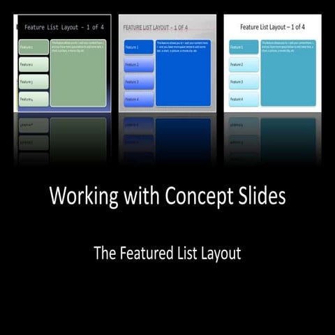 Feature List Layout | PPT