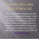 Working with Java development IDE | PPTX