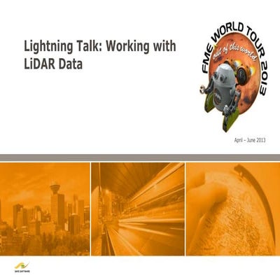 Working with LiDAR | PPTX | Geography | Science