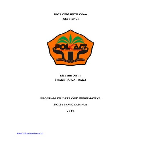 Working with odoo chapter vii | PDF