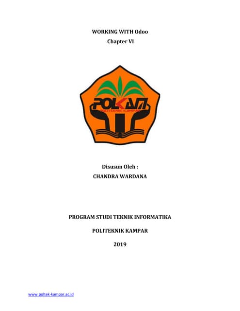 Ringkasan chapter 1 | PDF