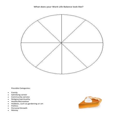 Work Life Balance Activity | PDF