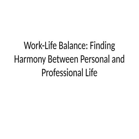 personal life | PPTX
