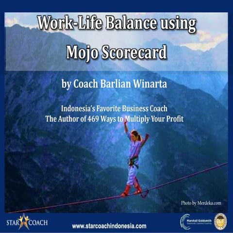 Work-Life Balance using Mojo Scorecard | PPTX