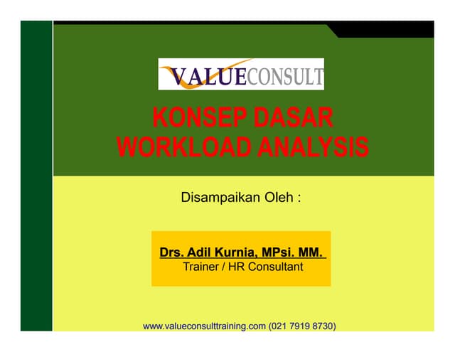 Analisa Beban Kerja Workload analysis | PDF