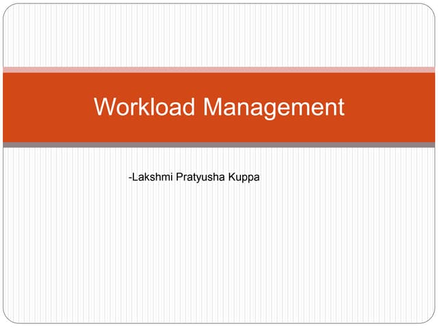 Ibm tivoli workload scheduler training | PPTX