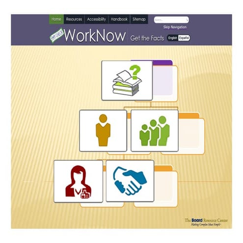 Work now-website and resources | PDF