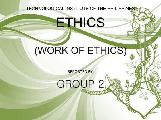 Good Work Ethic! | PPT