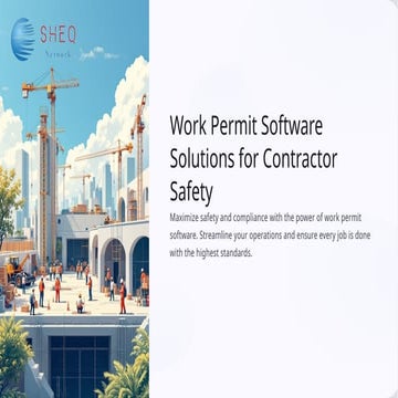 Permit to Work Software and Solutions for Contractor Safety | PPTX