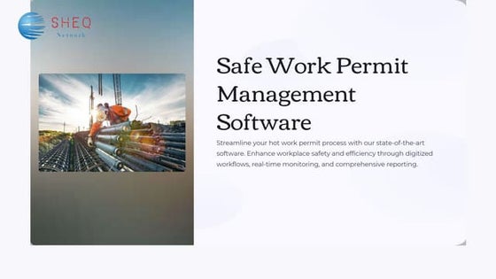 Online Work Permit System for Fast Permit Tracking & Management | PPT