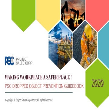 PSC Workplace Safety Guidebook - Dropped Objects Prevention | PPT