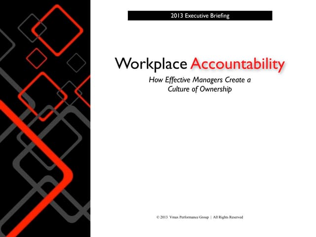 Ownership and Accountability Training Slideshow | PPTX