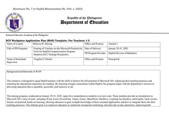sample matatag workplace application plan for-teachers.pdf