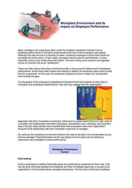 15 Ways to Create a Positive Work Environment | PPTX | Human Resources | Business