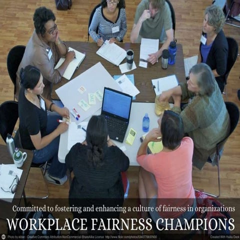 Workplace fairness is -- | PPTX