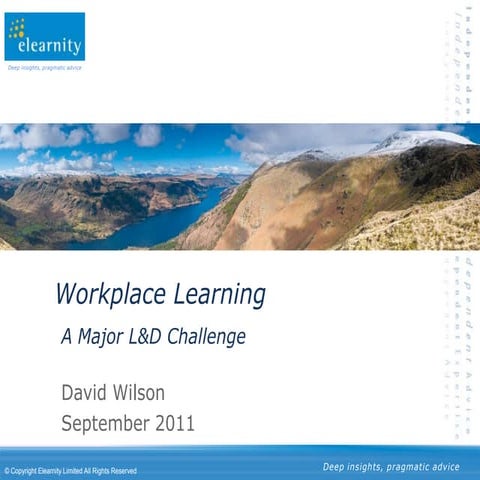 Workplace learning | PPTX