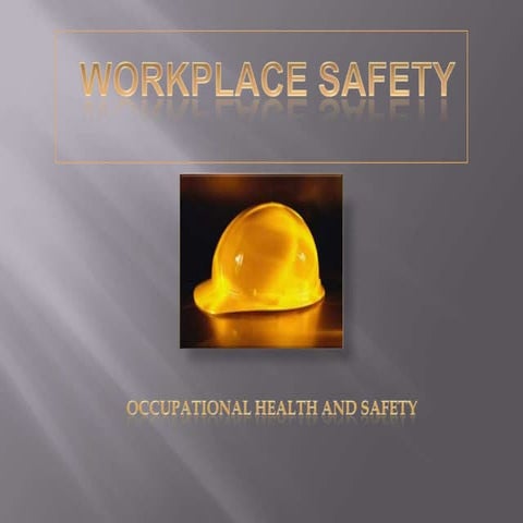 Workplace safety 001 | PPTX