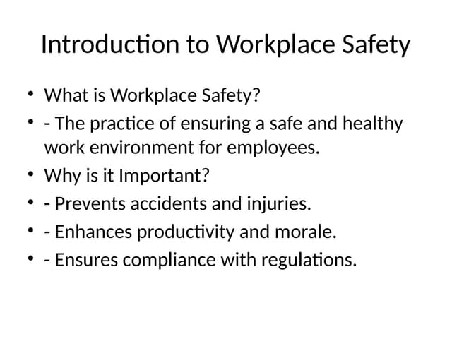 WORK PLACE SAFETY G-5.pptx