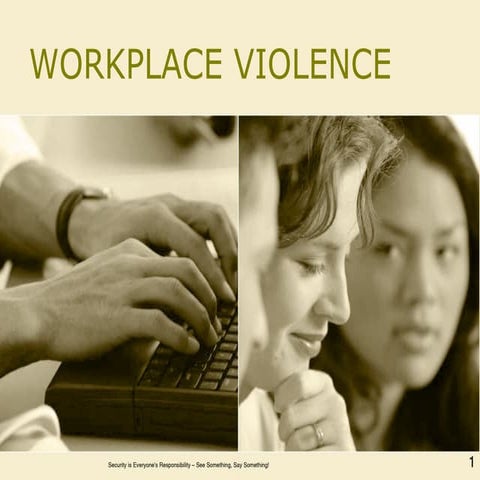 Workplace Violence | PPT