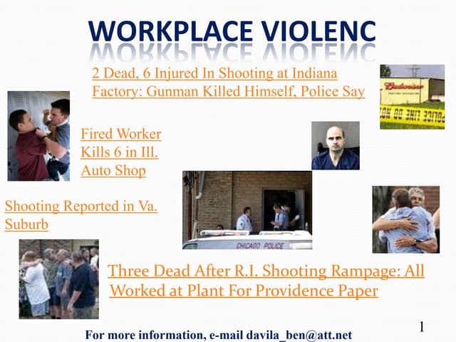 Workplace Violence | PPT