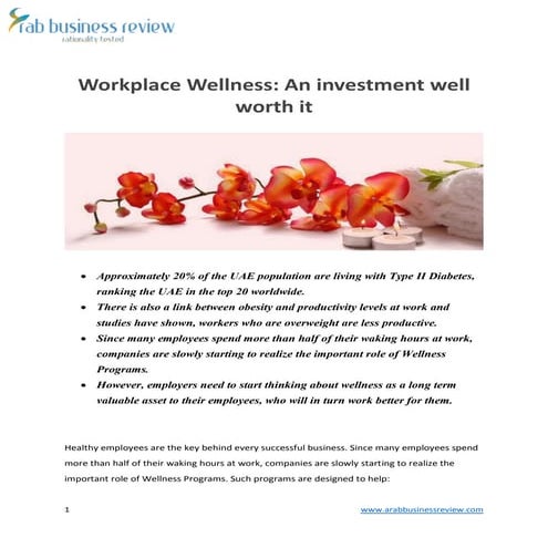 Corporate wellness infographic | PDF