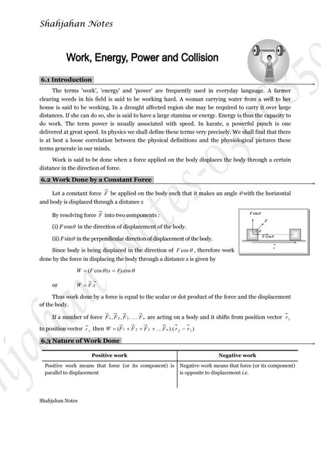 Work in physics | PPT