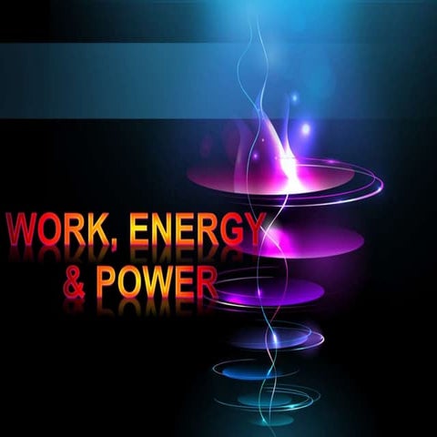 PRESENTATION ON WORK, POWER, AND ENERGY | PPTX