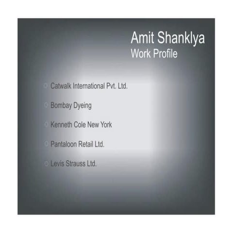 Work Profile | PPT