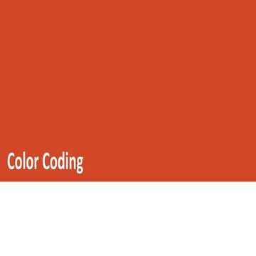 Work safety - Color Coding | PPTX