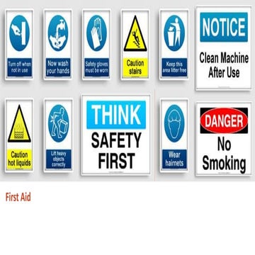 Work safety - First Aid | PPT
