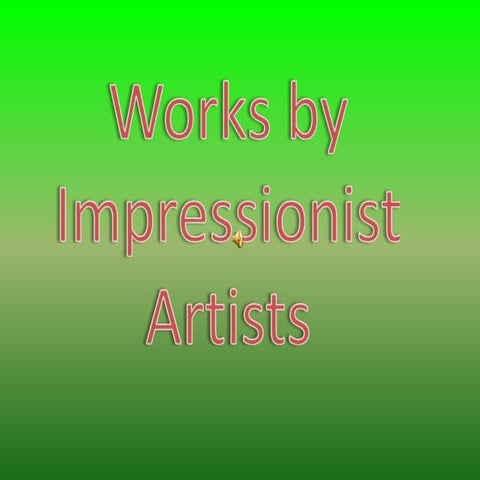 Impressionism | PPT