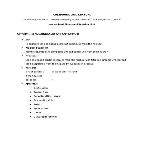 Worksheet Science Process Skill | DOCX